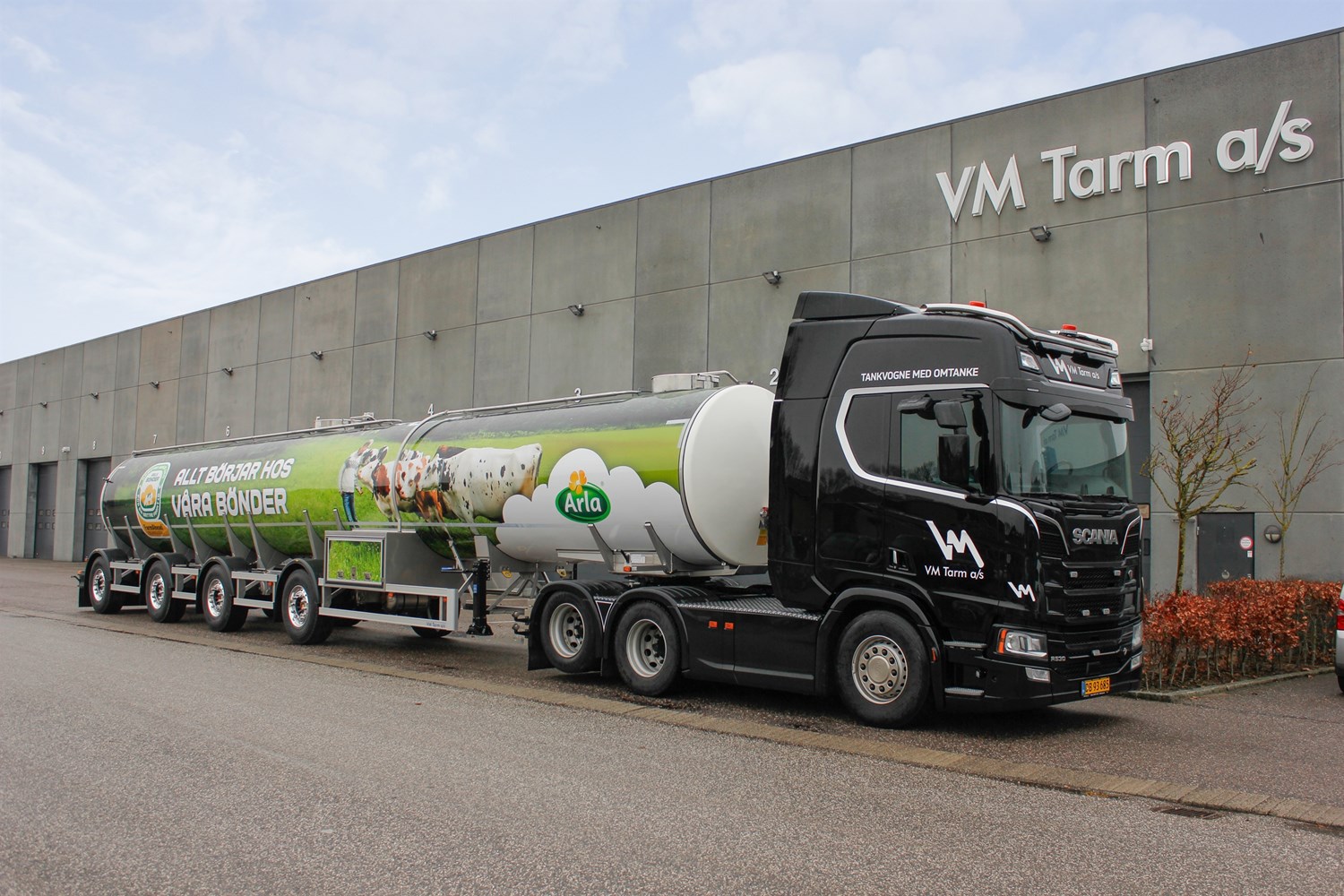 Milk tankers and trailers | VM Tarm a/s - VM Tarm a/s